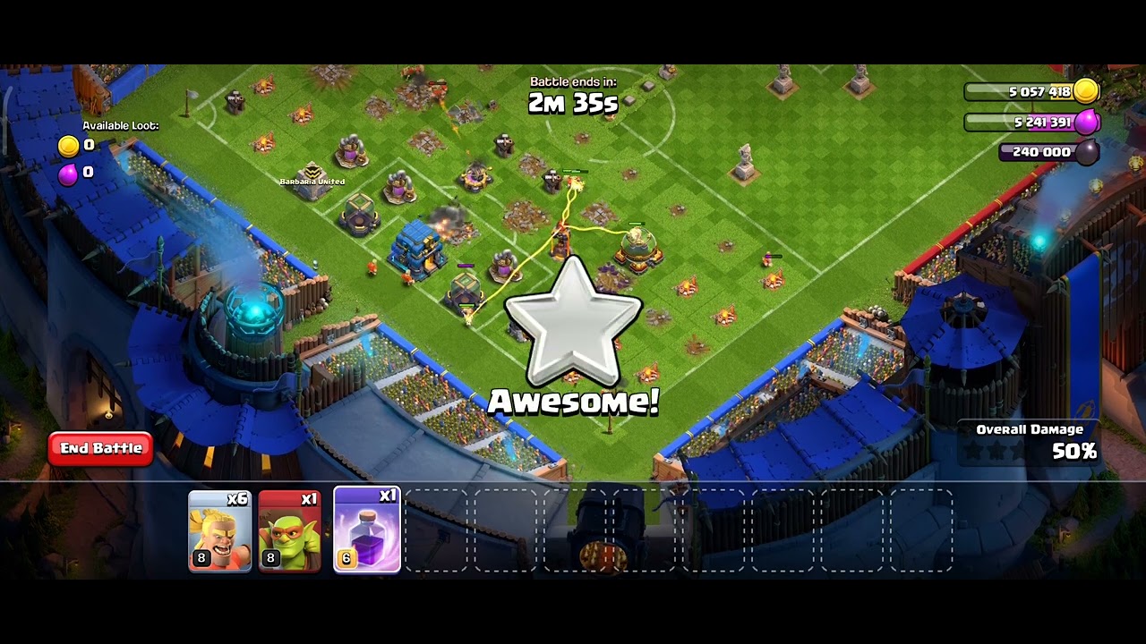 Easy 3 star Halland challenge 2 kicker kickoff #coc #clashofclans - YouTube