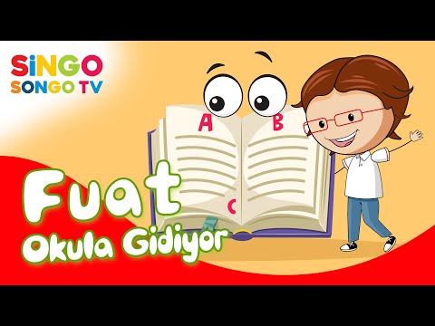 FUAT Okula Gidiyor 🎒📚📖 – SingoSongo TV I İsme Özel Çocuk Şarkıları 🎵