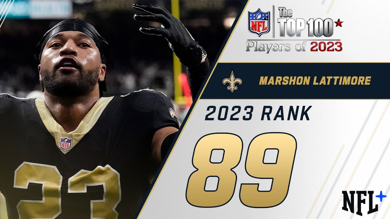 #89 Marshon Lattimore (CB, Saints) | Top 100 Players of 2023 - YouTube