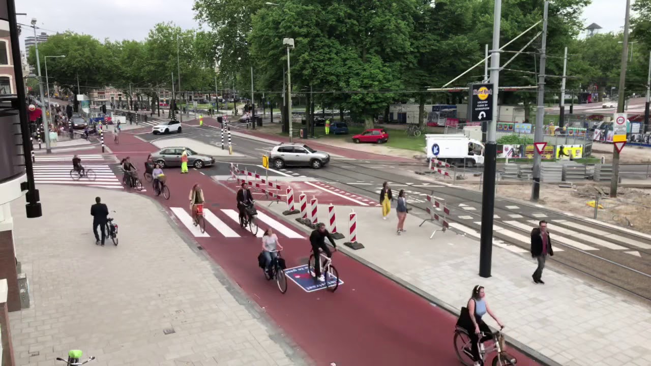 Timelapse fietsstraat Weteringschans-Weteringcircuit Amsterdam ...