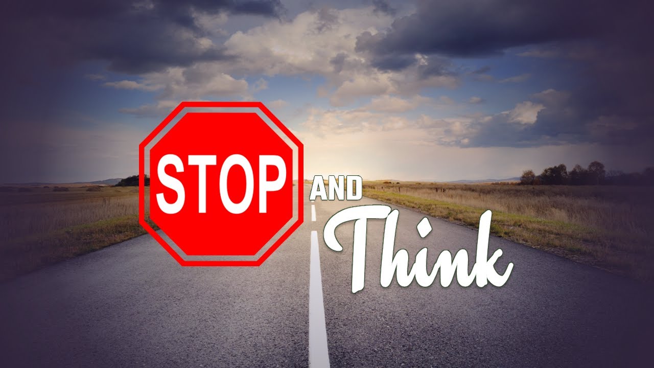 Stop and Think | Sunday November 6, 2022 - YouTube