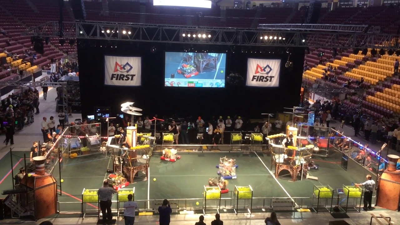 Qualification Match 25 Minneapolis North Star Regional 2017 - WARPSPEED 4239 FRC - YouTube