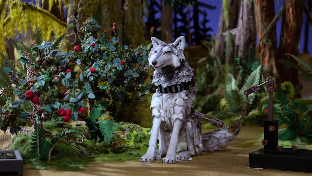 Nowheres Wolf Stop Motion : Forest Set Build Timelapse : Set Dressers ...