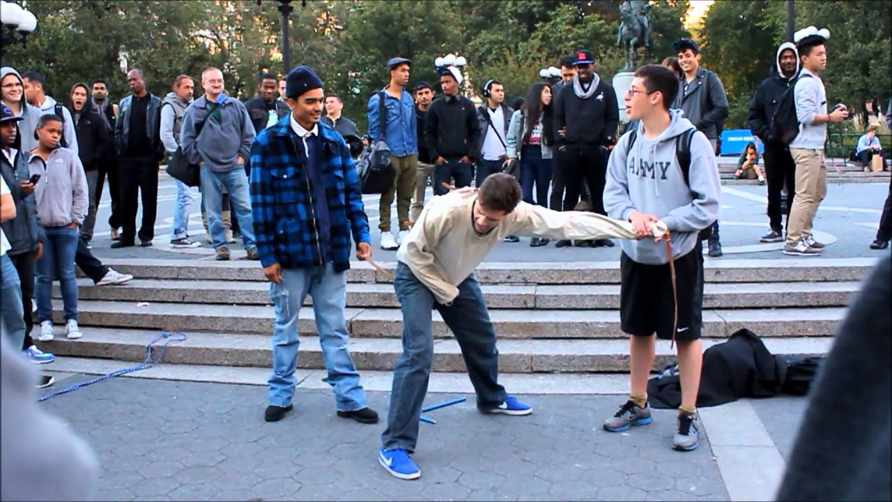 The Magic of Jeff: Straight Jacket Escape! - YouTube