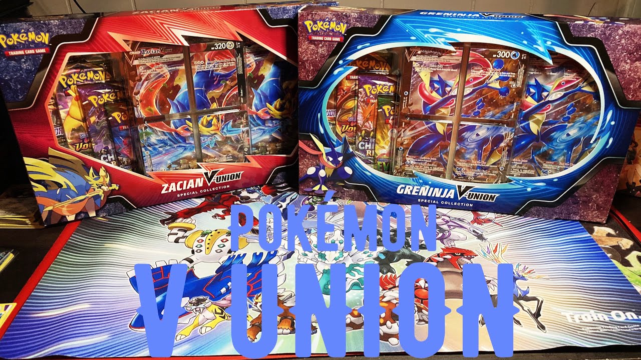 Pokémon V UNION collection box opening!!! - YouTube