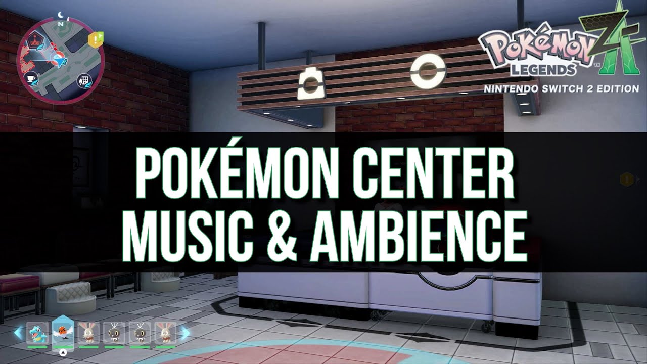 Pokémon Legends: Z-A Ambience - Pokémon Center Music #pokemonlegendsza ...