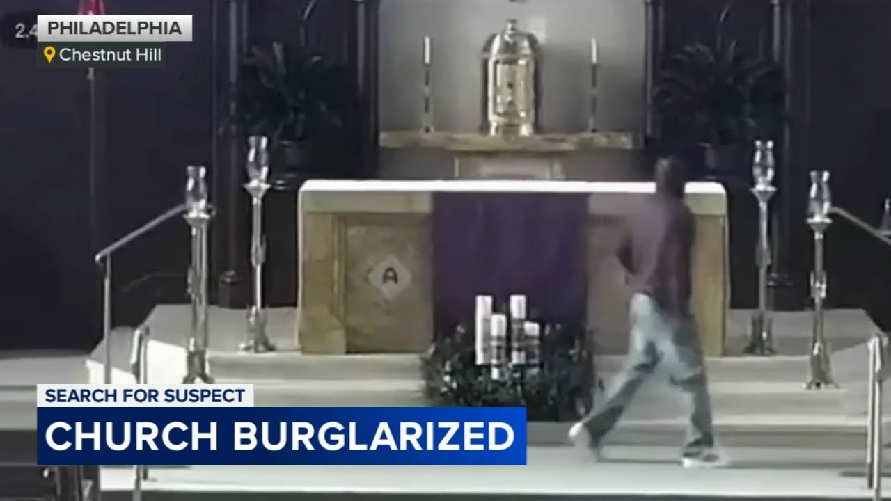 Priest catches man breaking into church’s ‘poor box,’ police say - YouTube