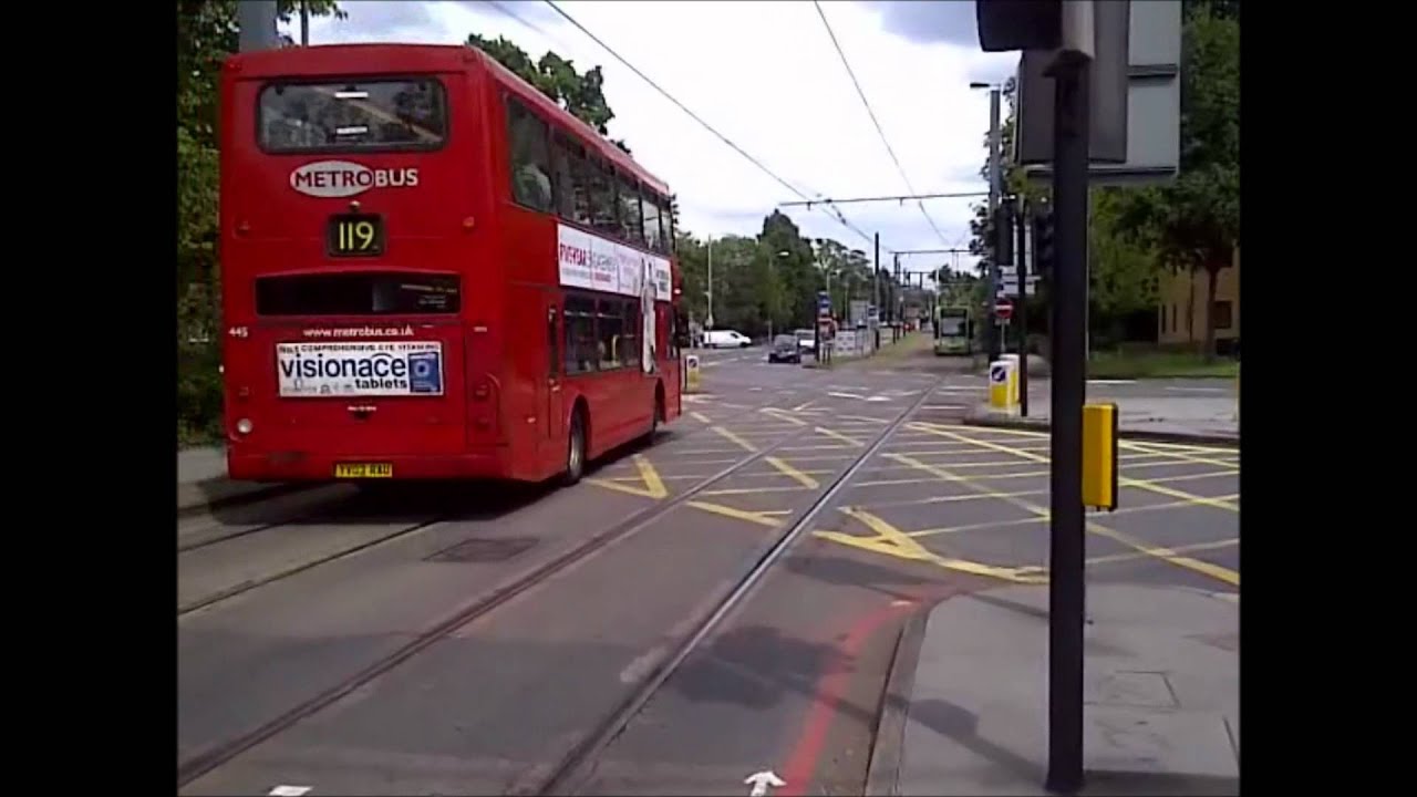 Tramlink Tram 2535 on Route 3 on Addiscombe Road - YouTube