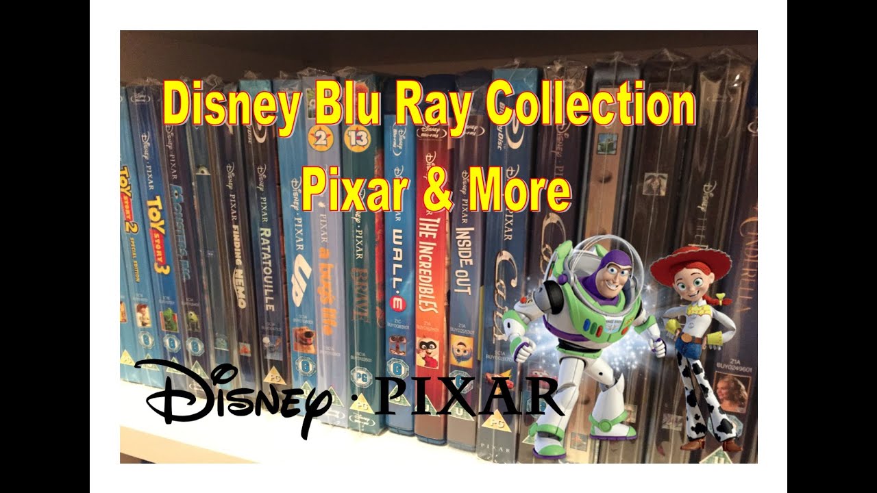 Disney Blu Ray Collection - Pixar & more - YouTube