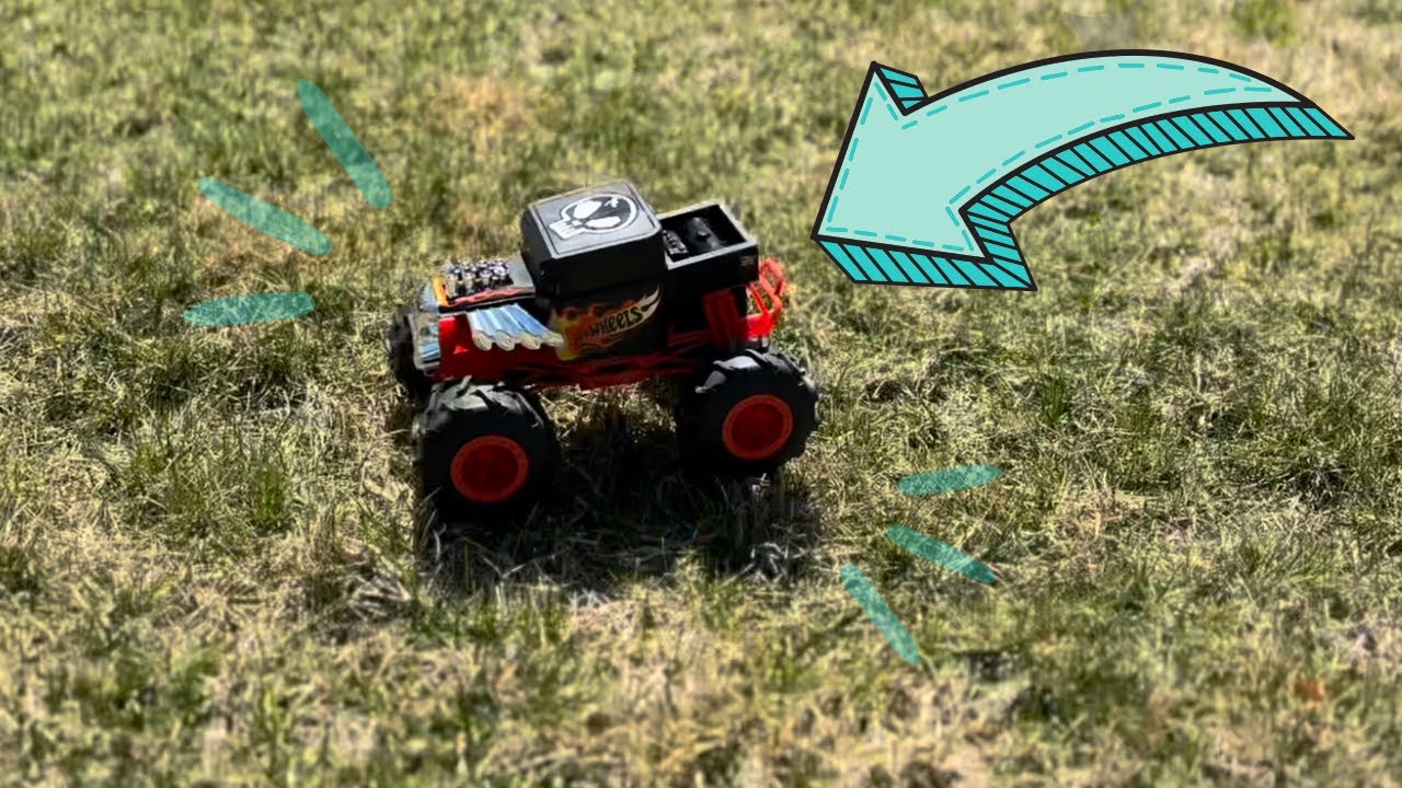 Hot Wheels RC Monster Trucks 1:15 Scale Bone Shaker Remote-Control Toy Truck - 1 Minute Review ...