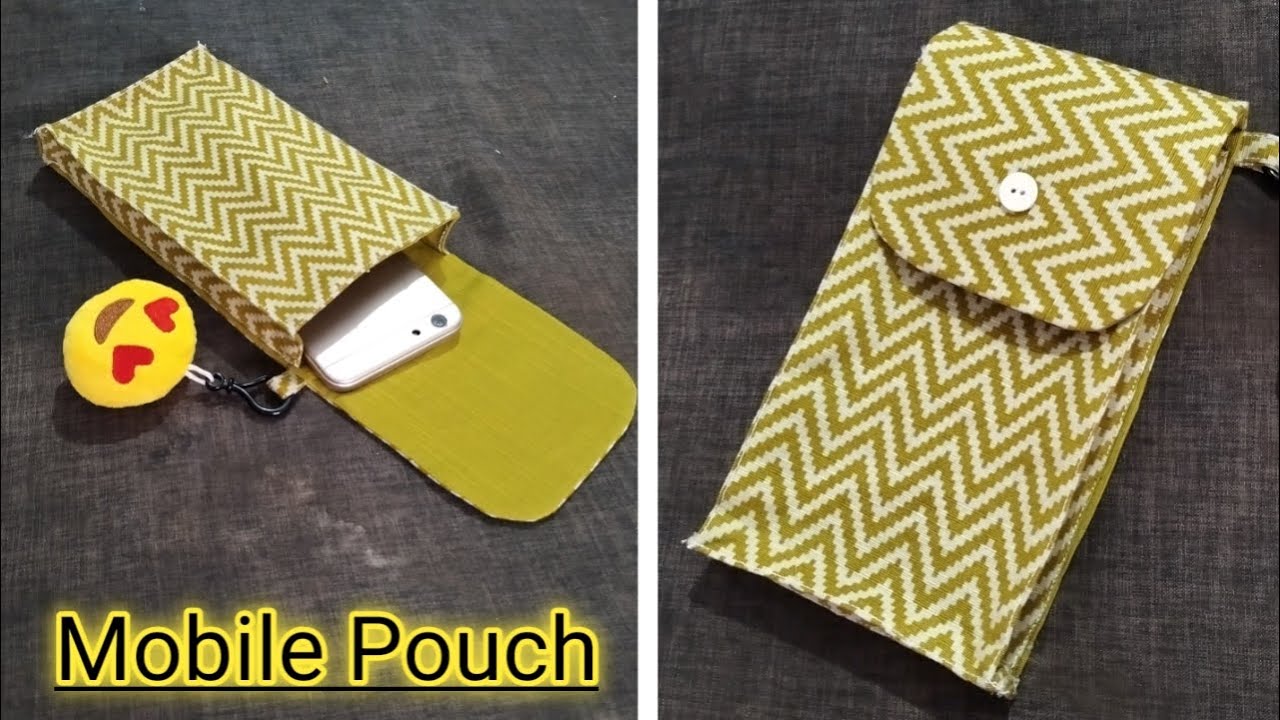 Cell Phone Case|| How to sew Mobile Phone Cover at home? - YouTube
