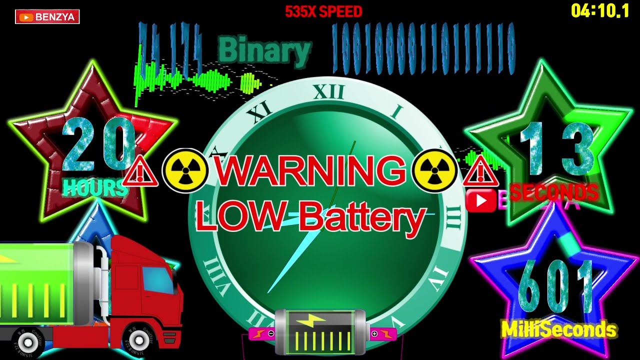 [Speed feeling] 24 Hours 🔋Battery Charging⚡️ timer countdown alarm🔔 ...