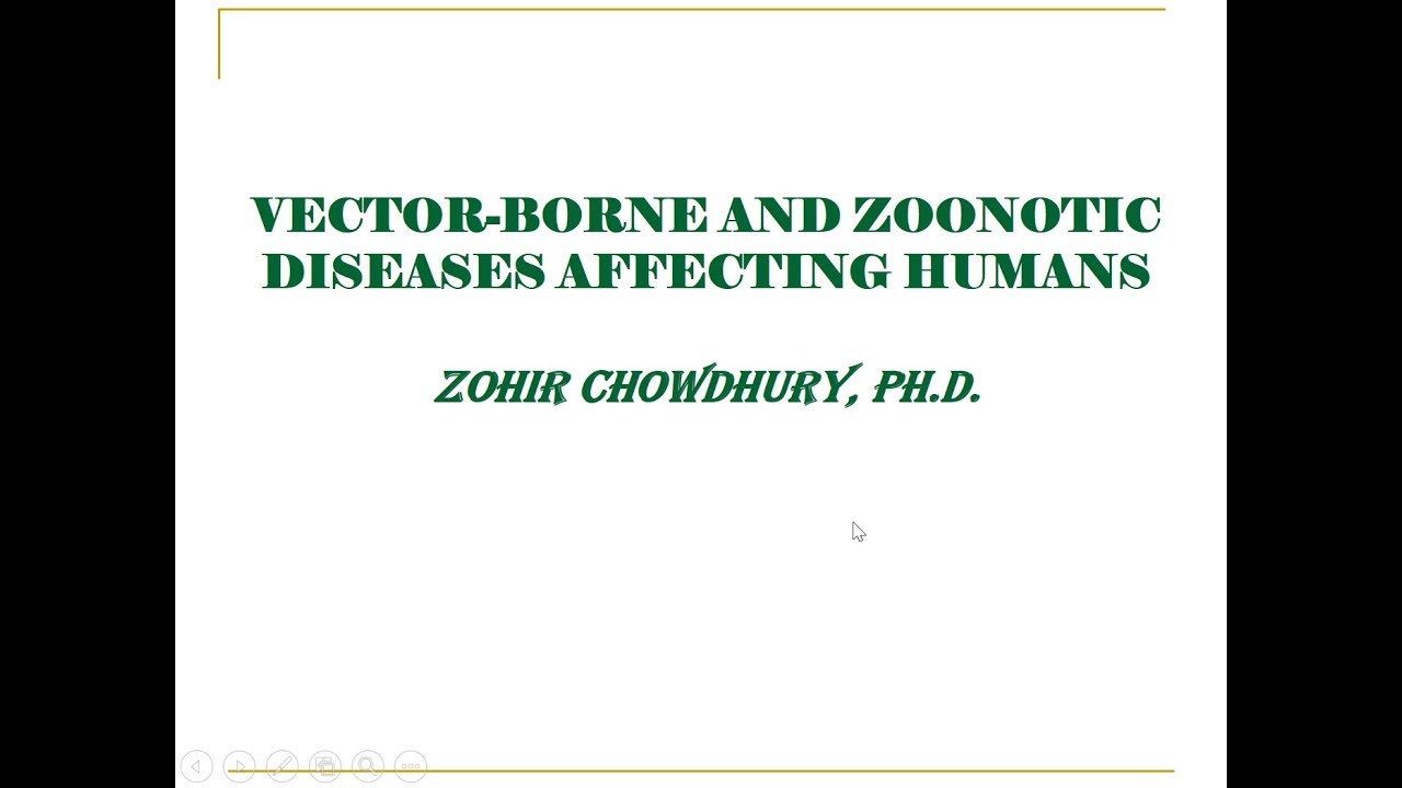Vector Zoonotic Diseases - YouTube