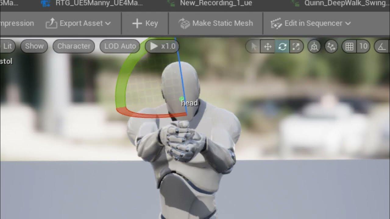 Unreal Engine 5.1: How To Use The Animation Editor - YouTube