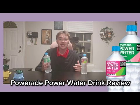 Powerade Power Water Drink Review ( Watermelon and Strawberry Kiwi ...