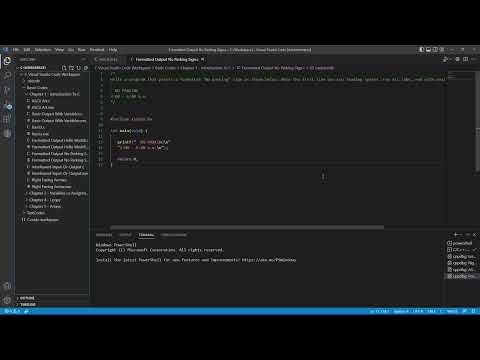 C Lab: Formatted Output: No Parking Sign - YouTube