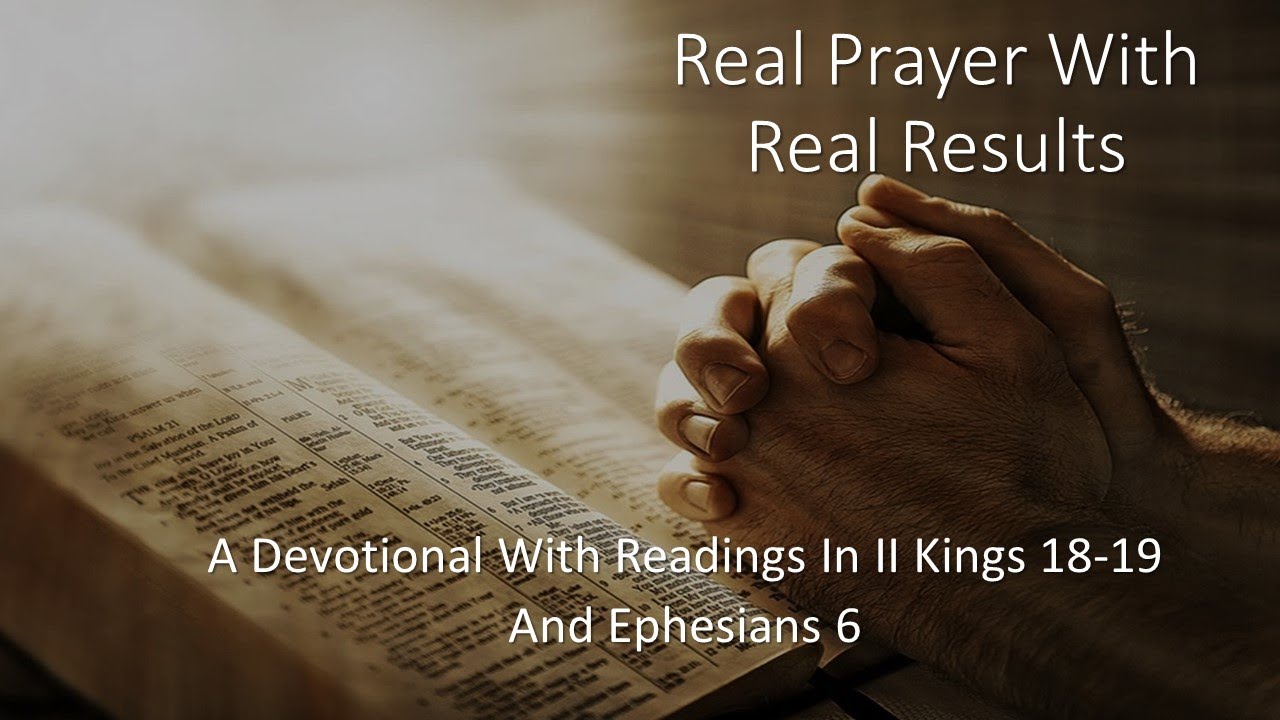 Real Prayer With Real Results - YouTube