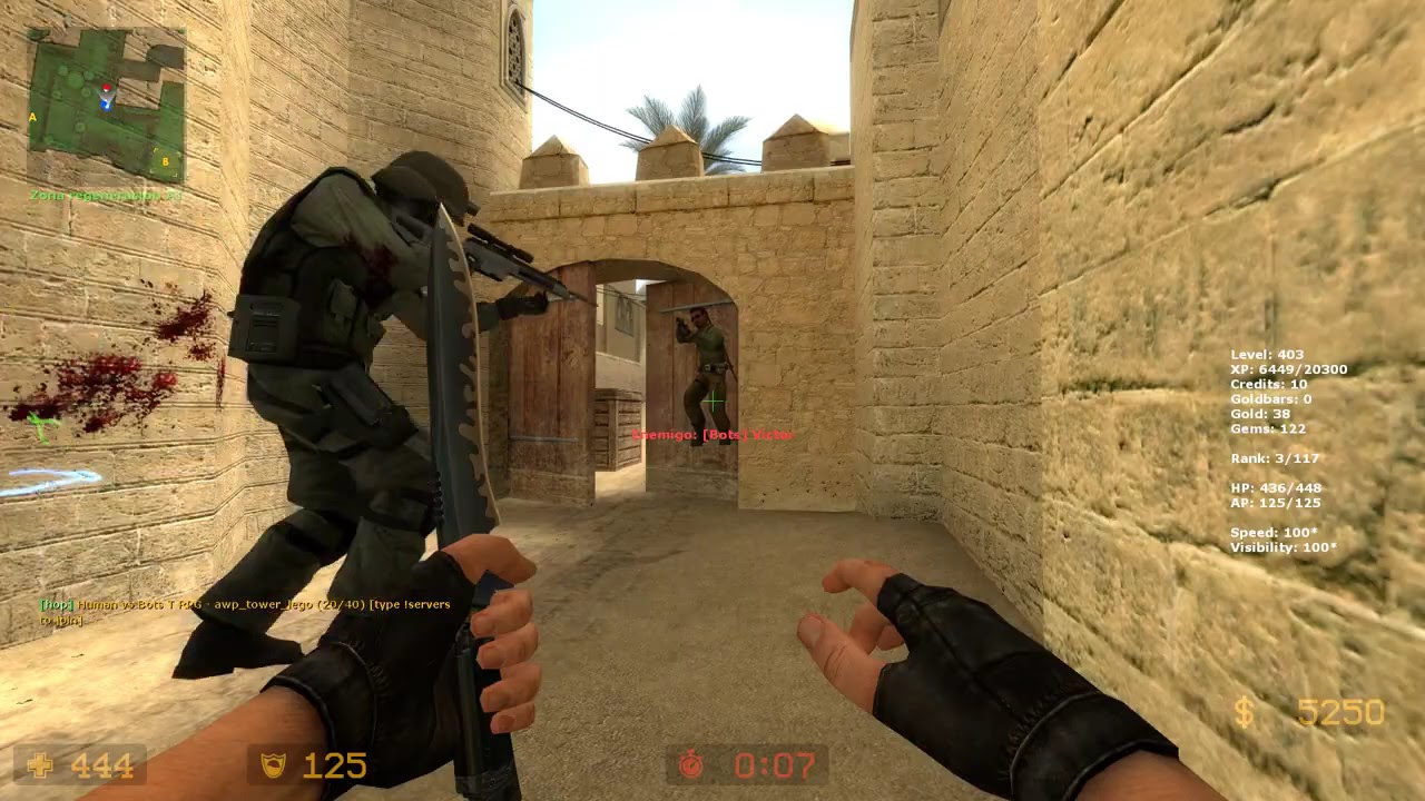 Counter strike Source rpg - YouTube
