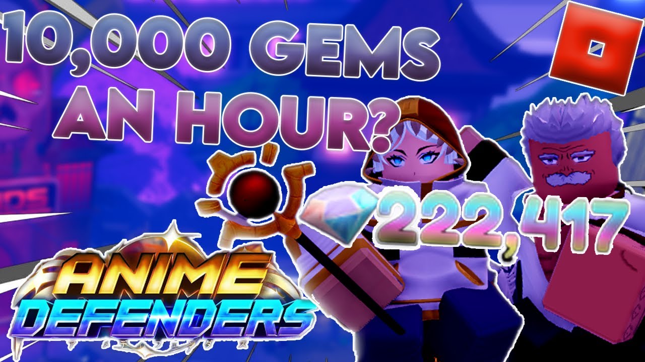 INFINITE OP GEMS METHOD (ANIME DEFENDERS) - YouTube