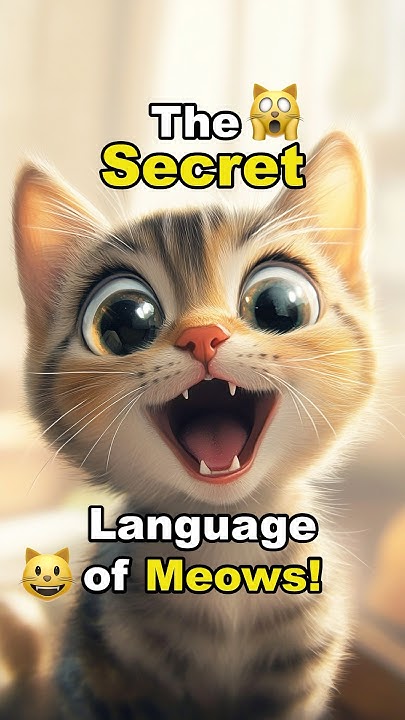 The Secret Language of Meows! - YouTube