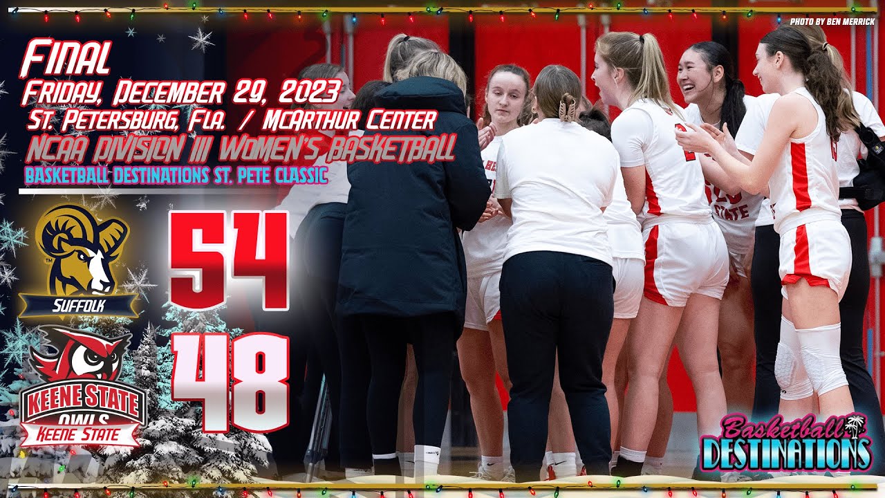 Keene State Women's Basketball Highlights vs. Suffolk 12/29/2023 - YouTube