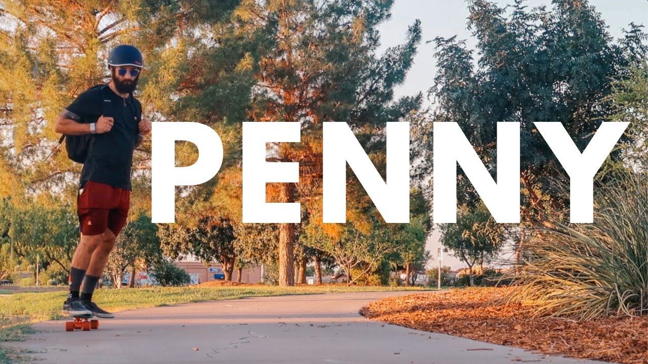 Penny Board Cruise | Summer Sunset Riding - YouTube