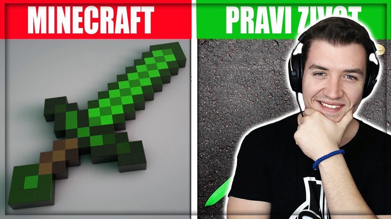 OVE MINECRAFT STVARI STVARNO POSTOJE U PRAVOM ZIVOTU ️️ - YouTube