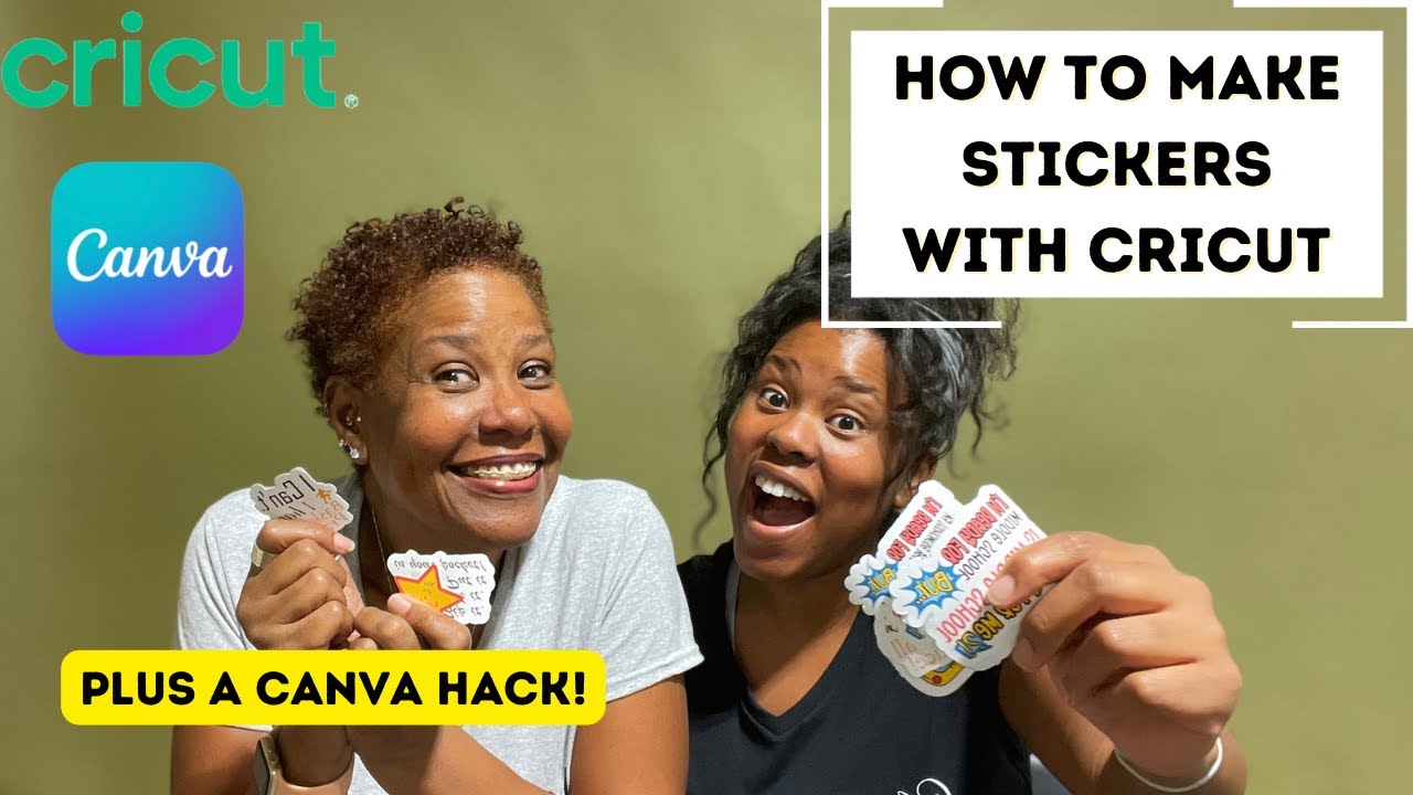 DIY Stickers: Easy Step-by-Step Tutorial with Cricut & Canva - YouTube