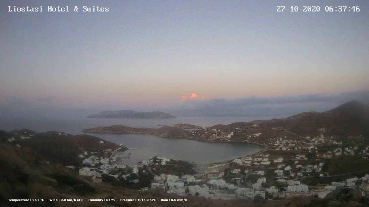 Ios Island Sunrise Video: 27 Oct 2020 - YouTube