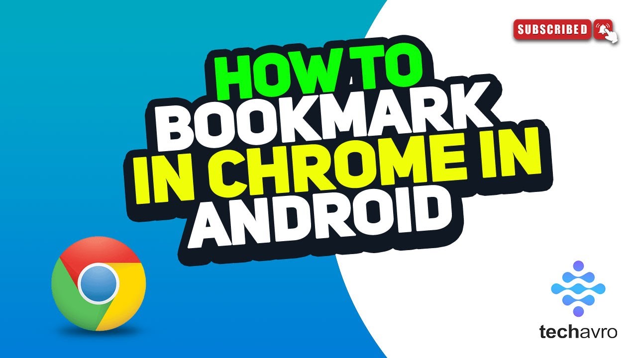 How to bookmark in chrome in android 2025 - YouTube