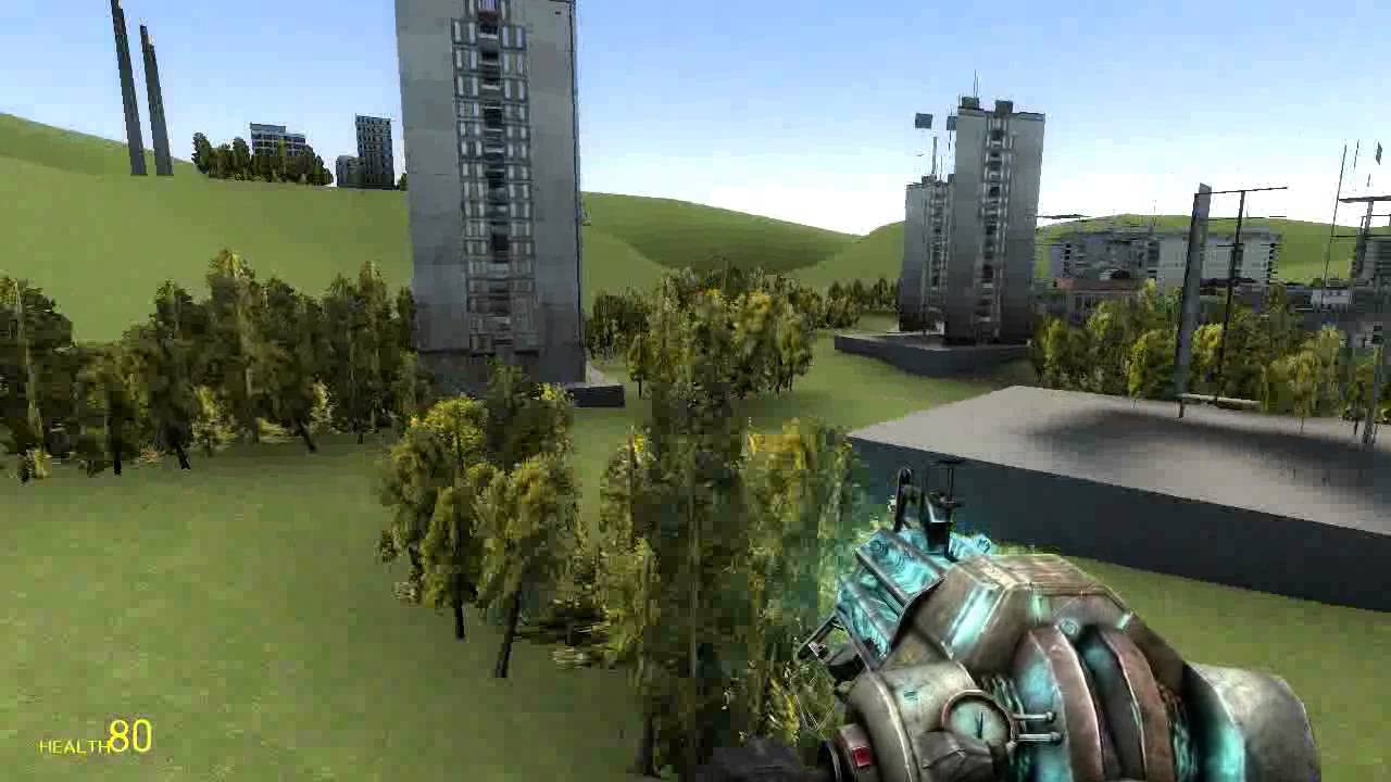 Garry's Mod 14 : Large Gm_Construct Map (Bug) Amazing!! | 2014 - YouTube