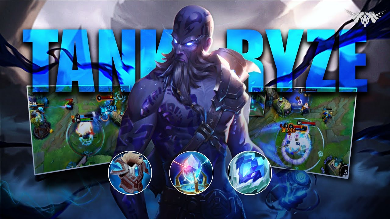 Wild Rift Tank Ryze Gameplay | WildRif CN PBE - YouTube