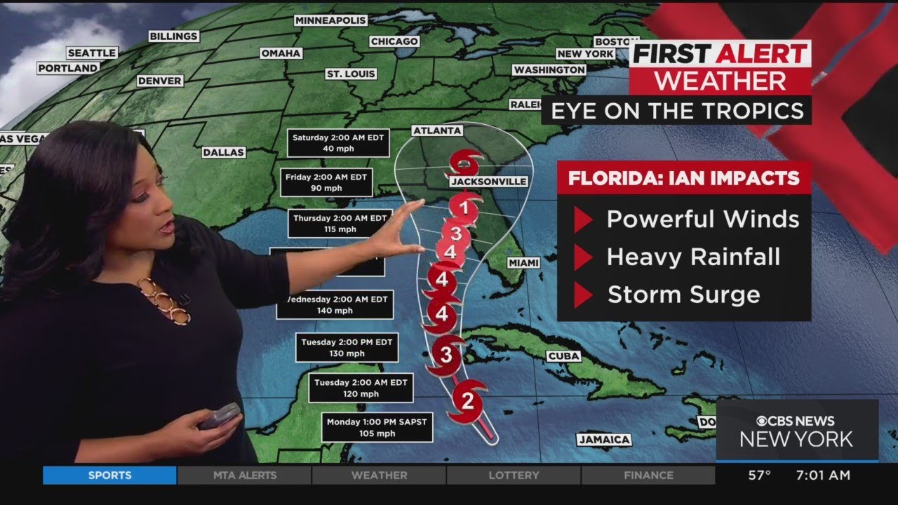 Eye on the tropics: Tracking Hurricane Ian - YouTube