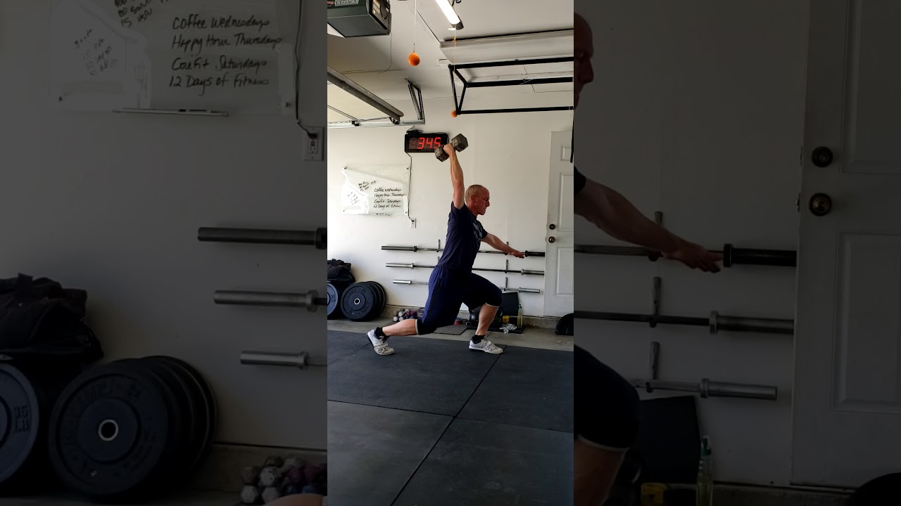 DB Single Arm Hang Split Snatch - YouTube