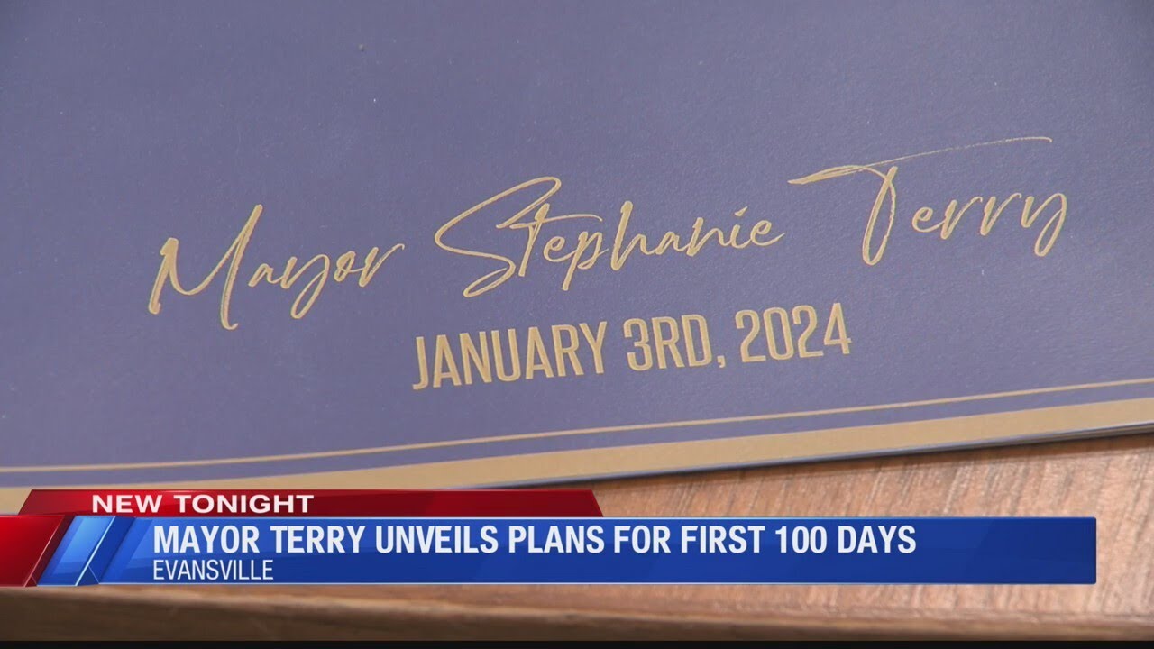Evansville Mayor Stephanie Terry reveals First 100 Days Roadmap - YouTube