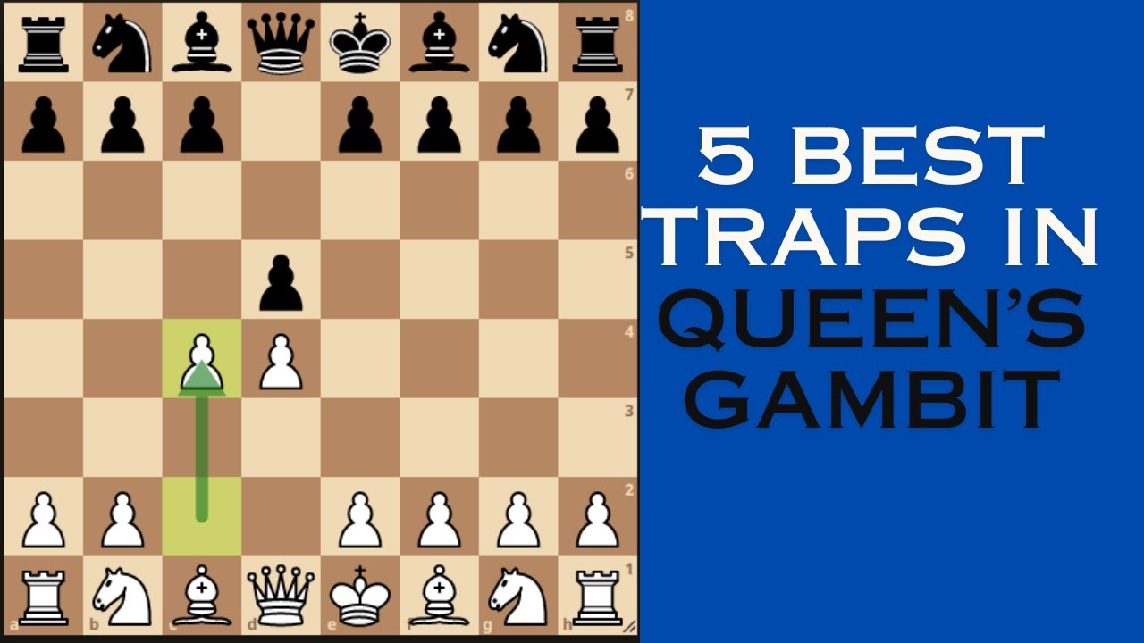 5 Best Chess Opening Traps in the Queen's Gambit - YouTube