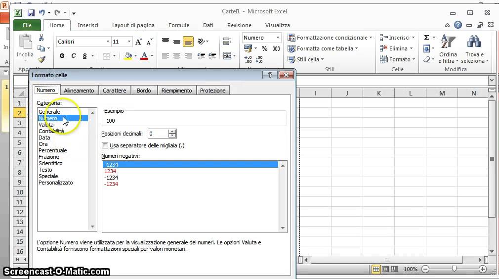 FOGLIO ELETTRONICO - CELLE - YouTube