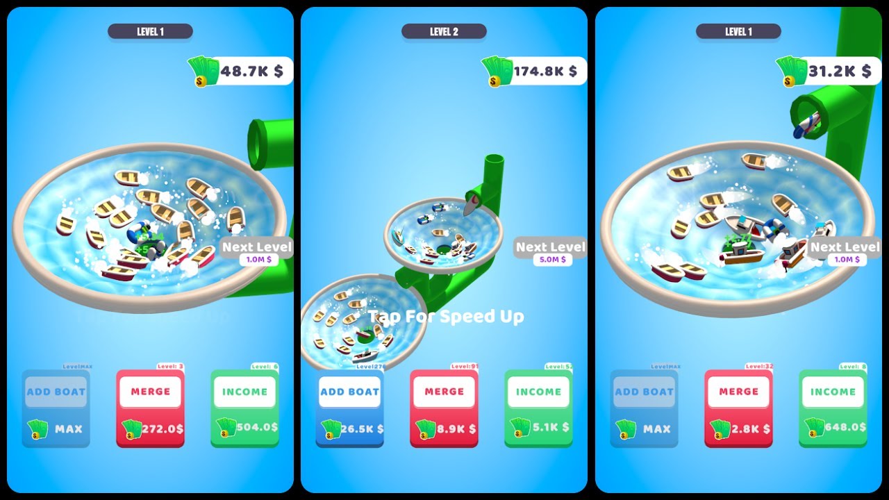 Whirlpool Idle Mobile Game | Gameplay Android - YouTube