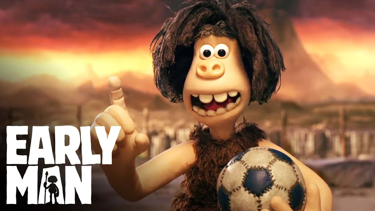 'Dug Teaches the Tribe to Play Football' Scene | Early Man - YouTube