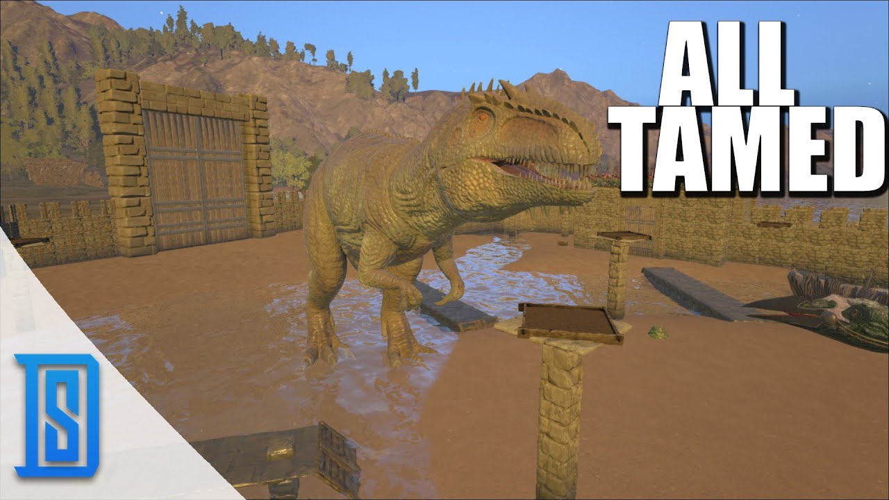Ark: Survival Evolved-Season 6 P.23- GIGANOTOSAURUS TAMED/BEAVER DAM ...