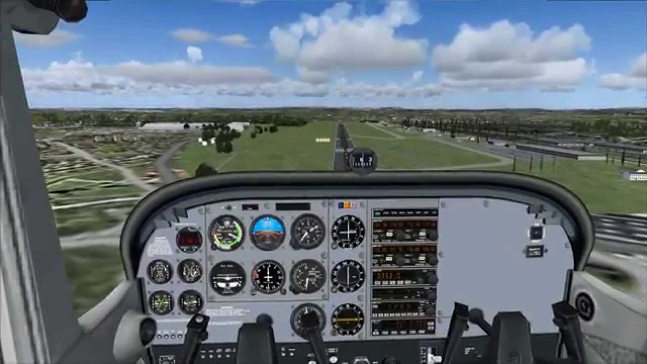 1080p FS2004 Maximum settings non edited - Cessna 172 - YouTube