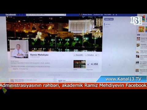 Ramiz Mehdiyev Facebook-a gəldi