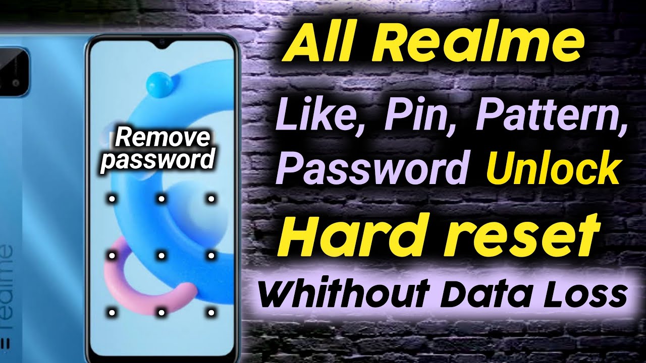 Realme Password Remove ! How To Realme Password Unlock || Realme Phone ...