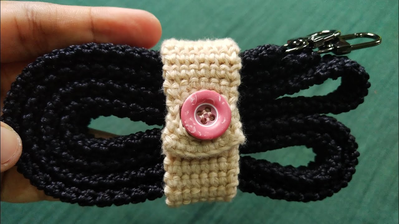 Fastener crochet | cara membuat pengikat rajut yang rapi - YouTube