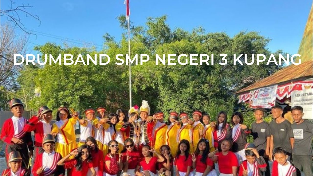 DRUM BAND SMP NEGERI 3 KUPANG - HUT KE-77 RI - YouTube