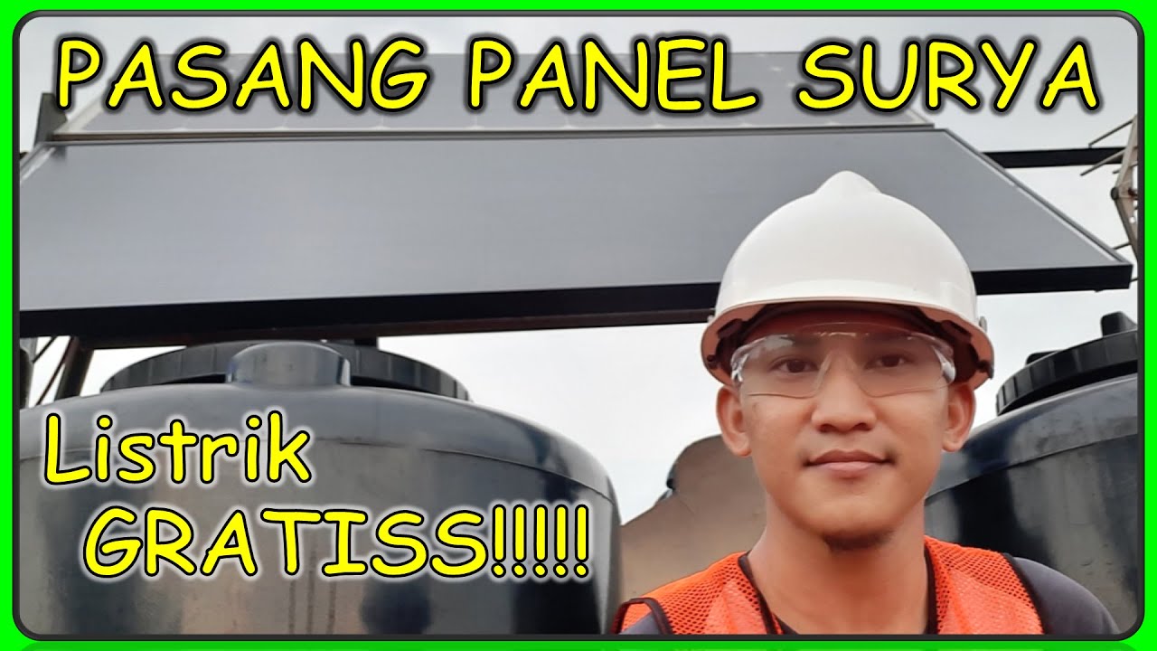 PASANG PANEL SURYA | Proses pemindahan posisi panel surya untuk ...