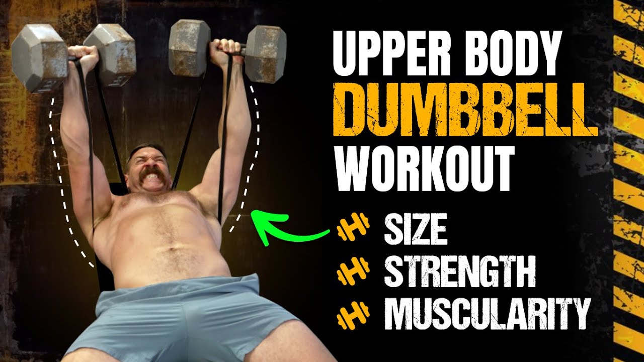 INTENSE Dumbbell Push Pull Workout Hits ENTIRE Upper Body | Coach ...