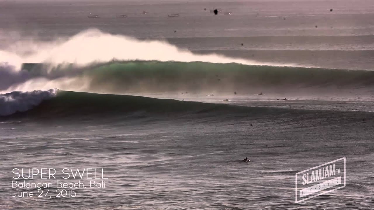 Bali super swell june 27, 2015 - YouTube