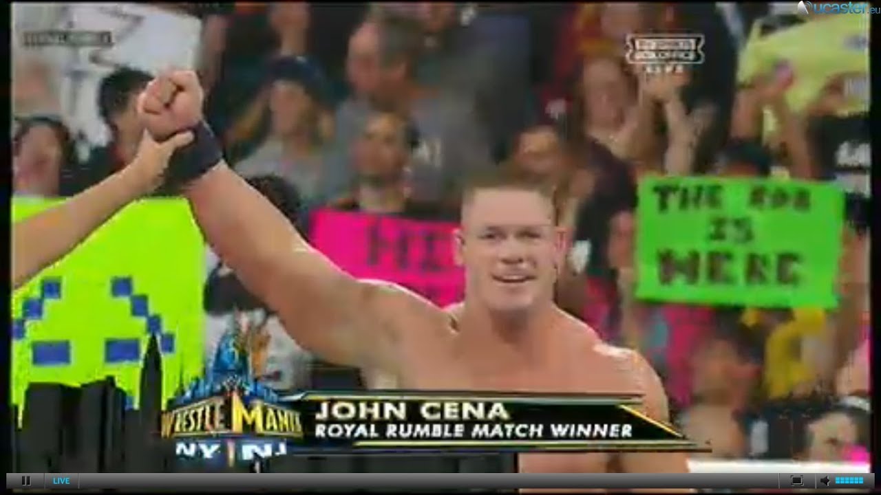 John Cena WINS Royal Rumble 2013 match - YouTube