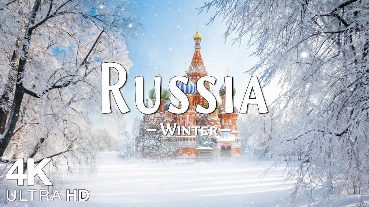 Winter Russia 4K Ultra HD • Stunning Footage Russia, Scenic Relaxation ...
